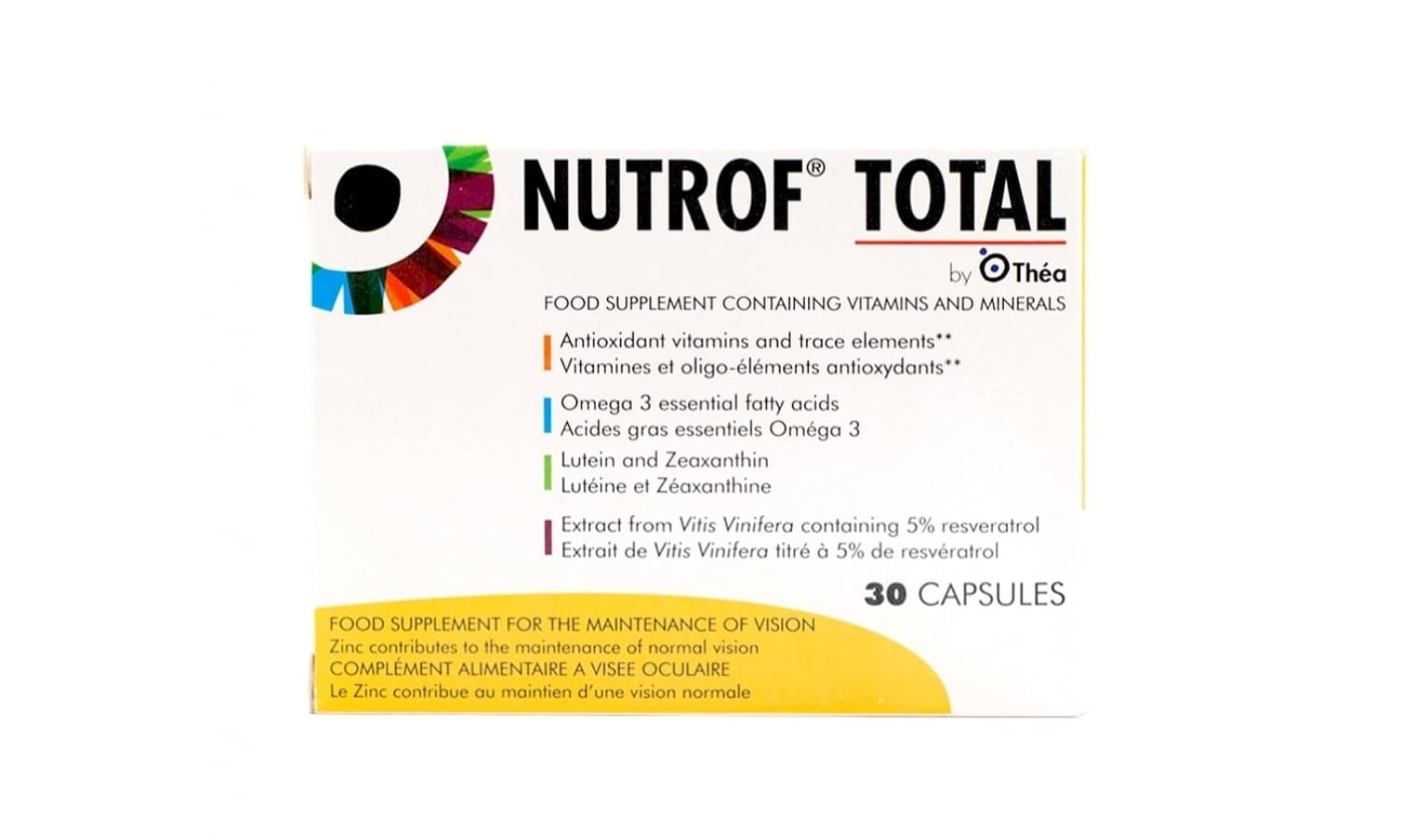 Nutrof Total - 30 Capsules » OpticalRooms