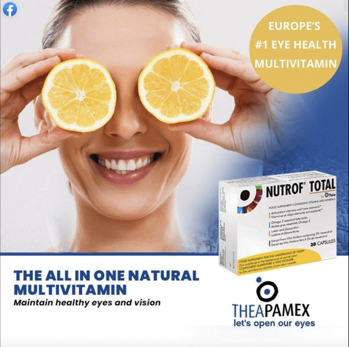 Nutrof Total - 30 Capsules » OpticalRooms