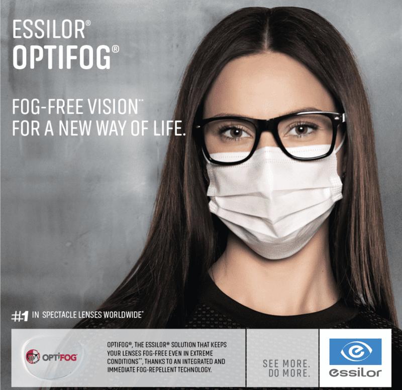 Anti-fog spectacle lenses from Essilor