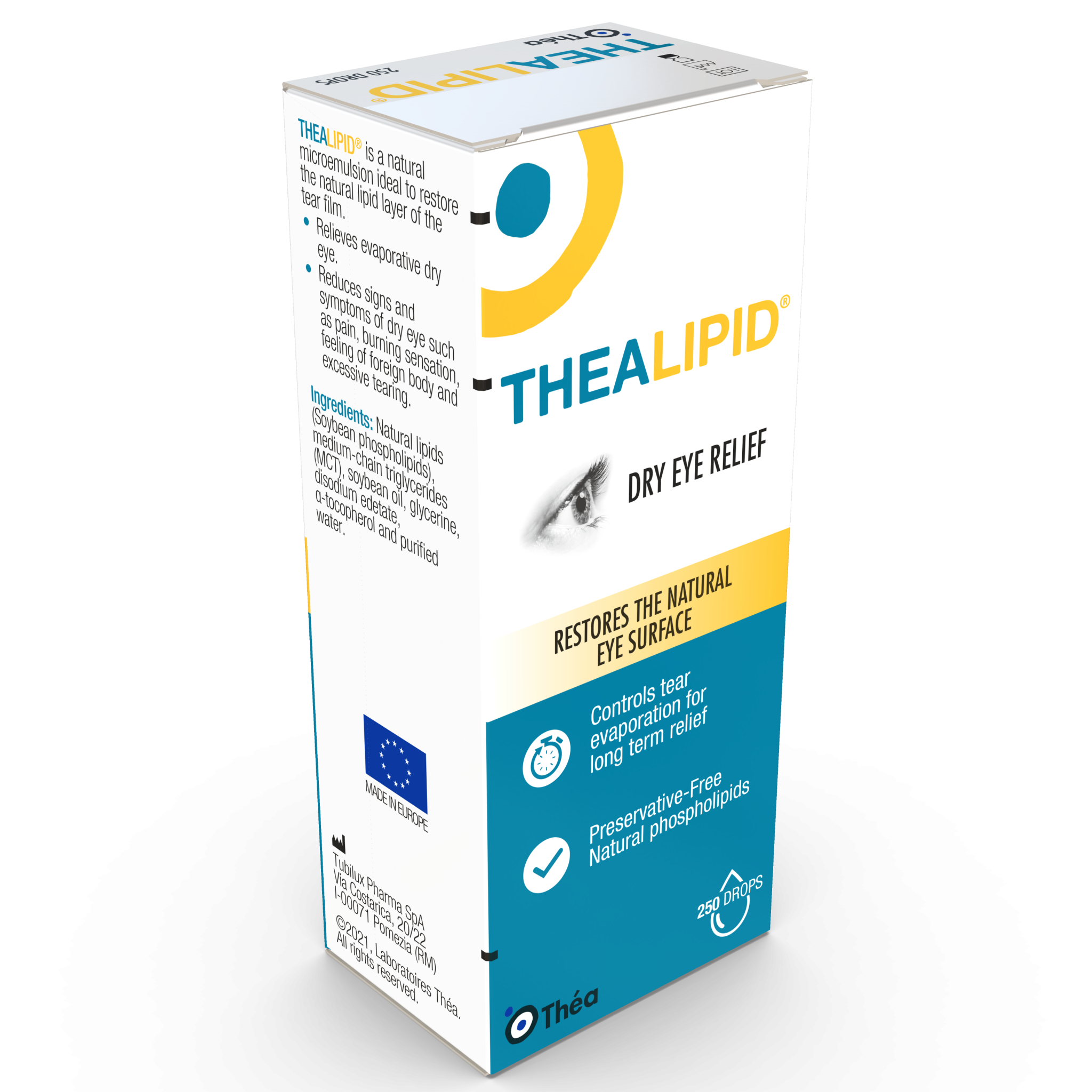 TheaLipid eye drops prevent evaporative dry eyes
