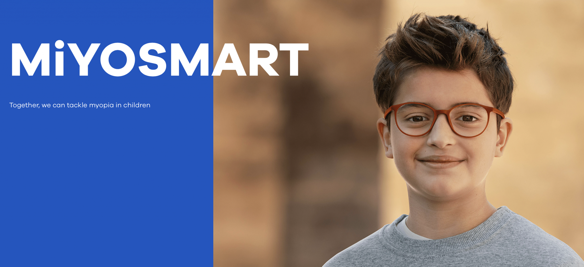Myopia control lenses for children with advancing short sightedness